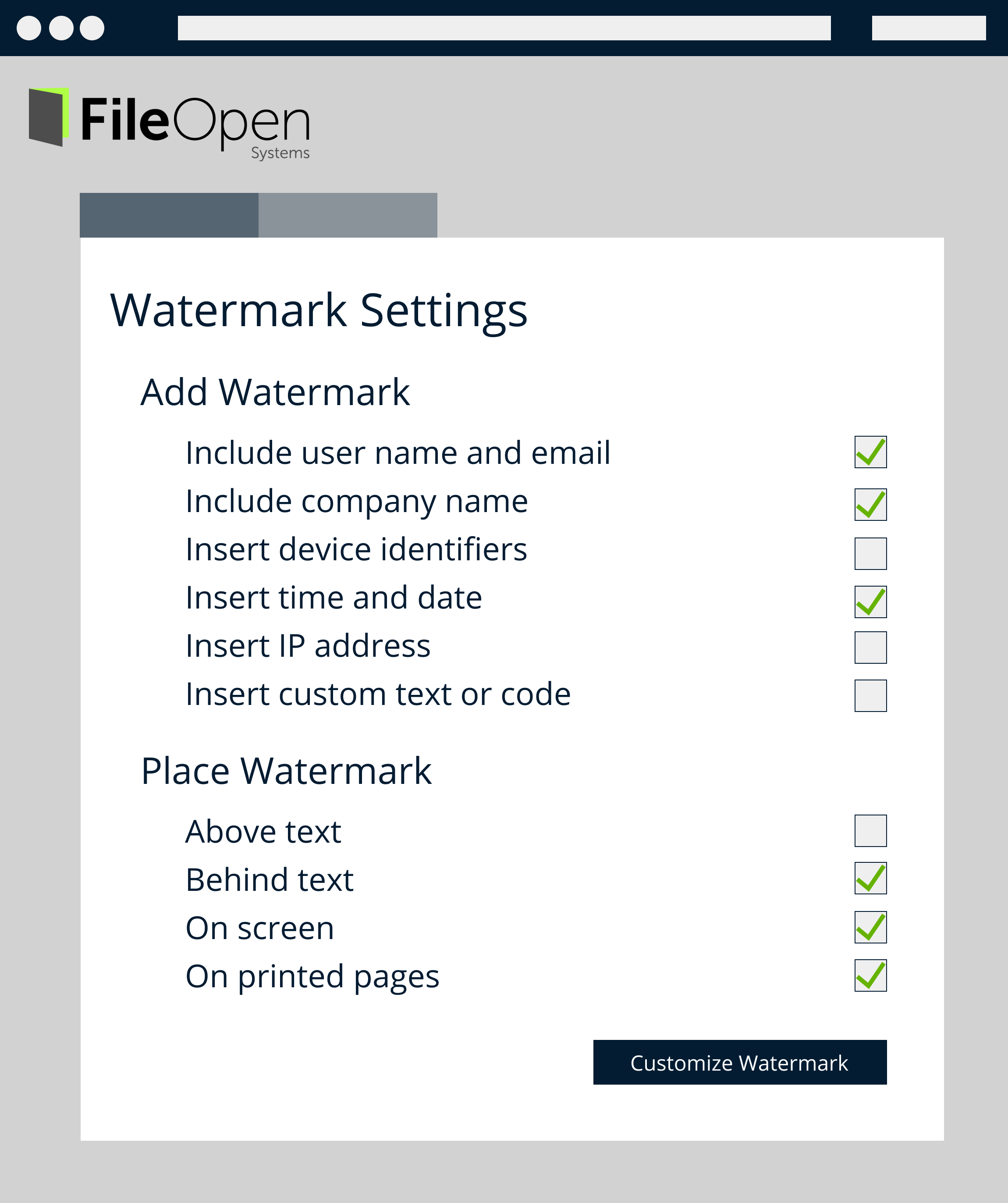 Apply Watermarks | Document Rights Management | FileOpen