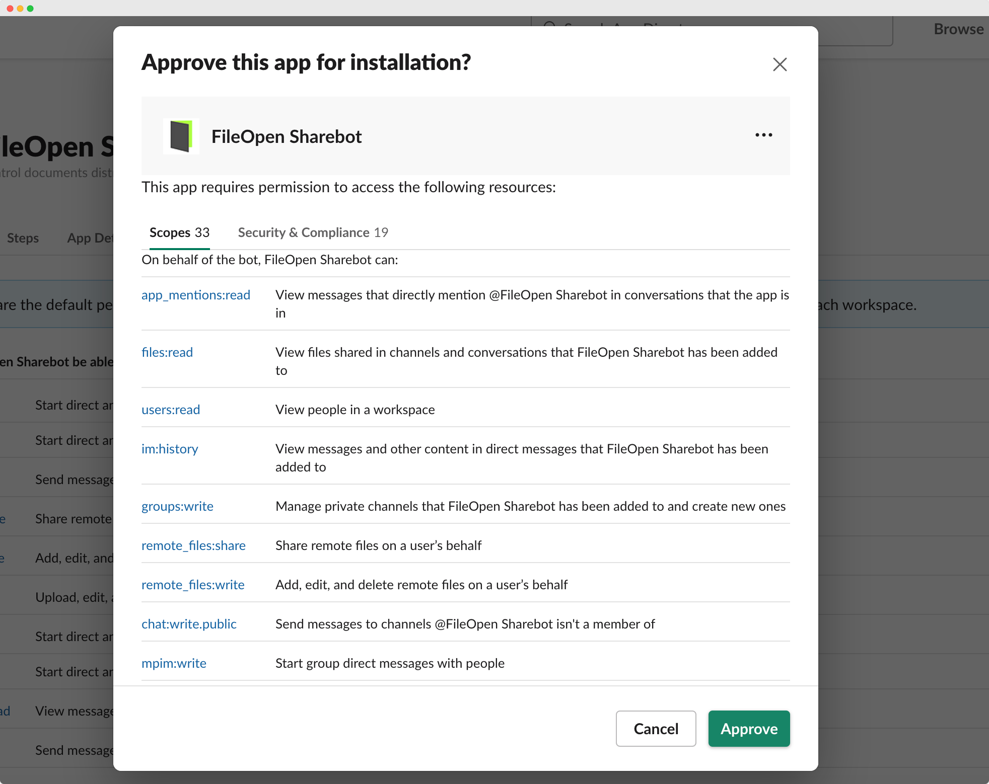 Install Page ShareBot